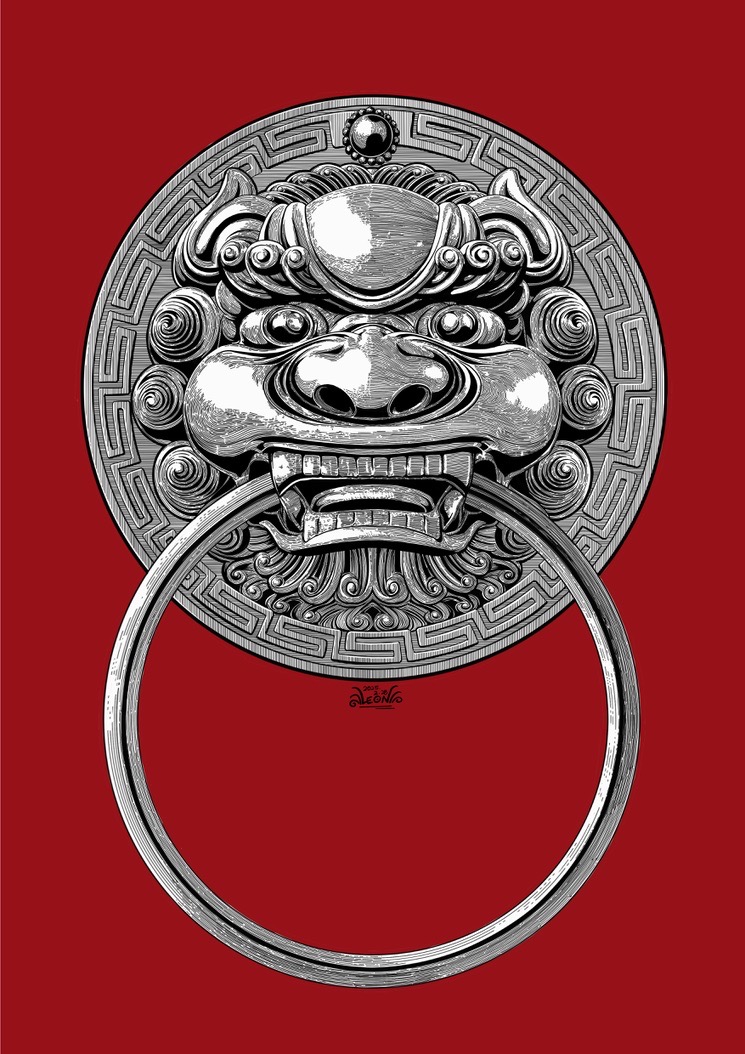 辅首衔环_LeonKT-站酷ZCOOL