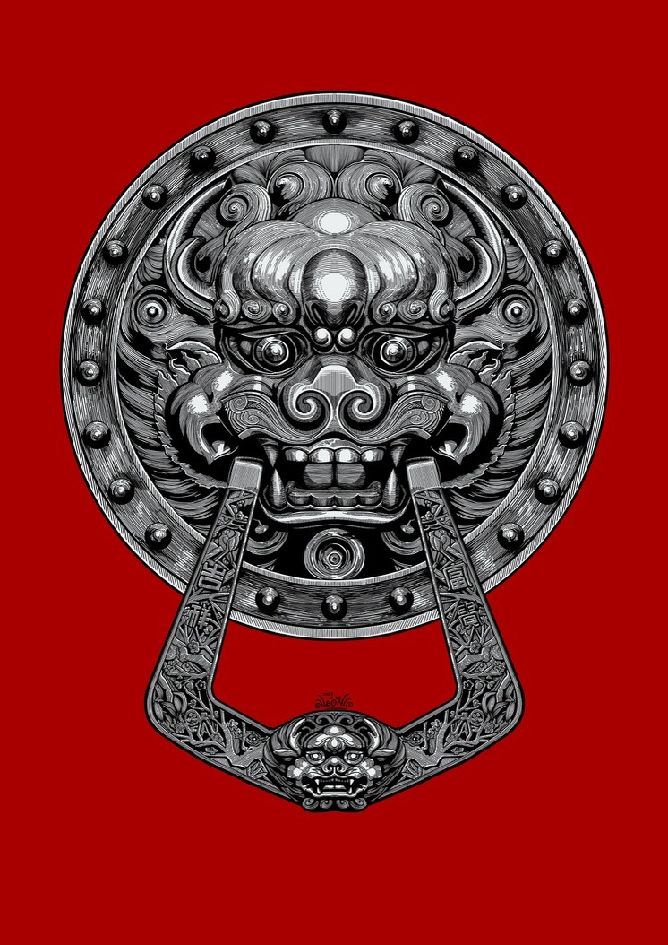 辅首衔环_LeonKT-站酷ZCOOL