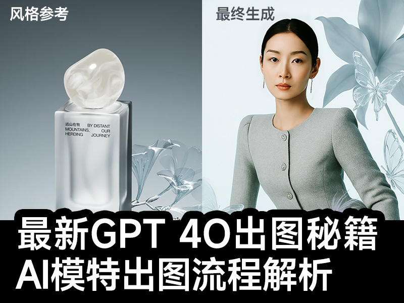 GPT 4o出图秘籍 AI模特出图流程解析_AIGC是静音啊-站酷ZCOOL