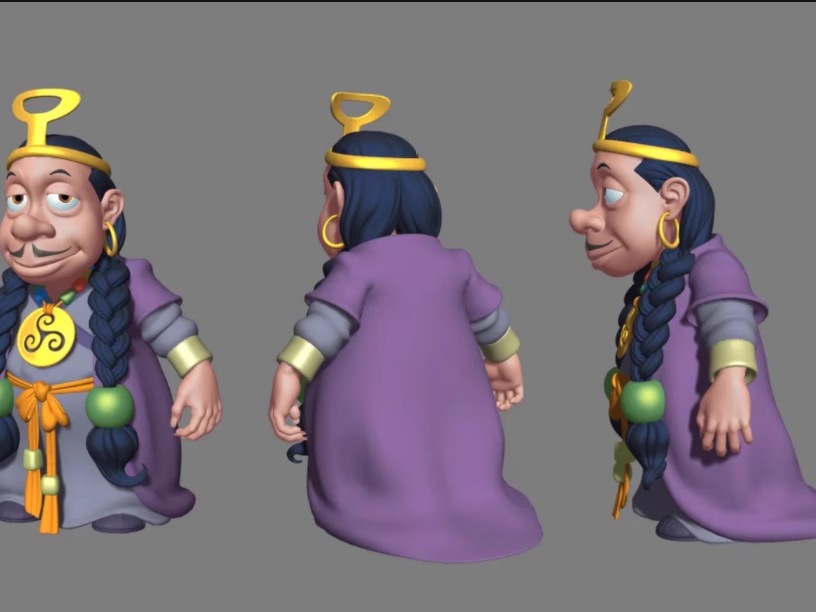 ip人物建模uv贴图_大白888-站酷ZCOOL