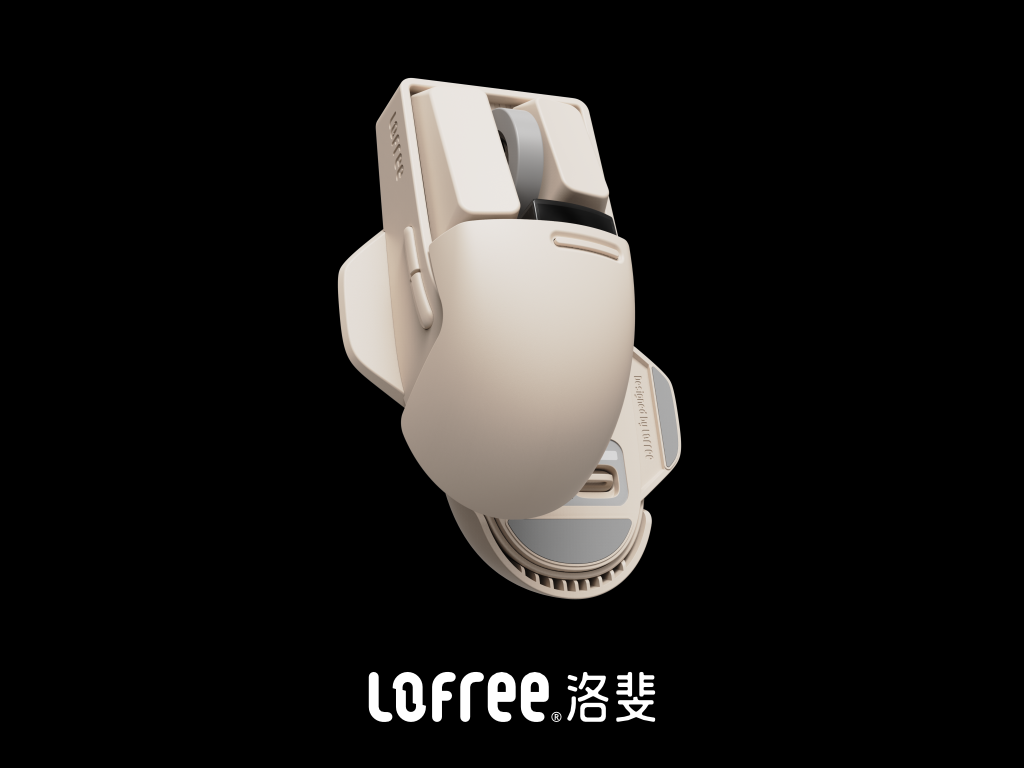 LOFREE洛斐 TOUCH小翘三模无线鼠标_rockpippen-站酷ZCOOL