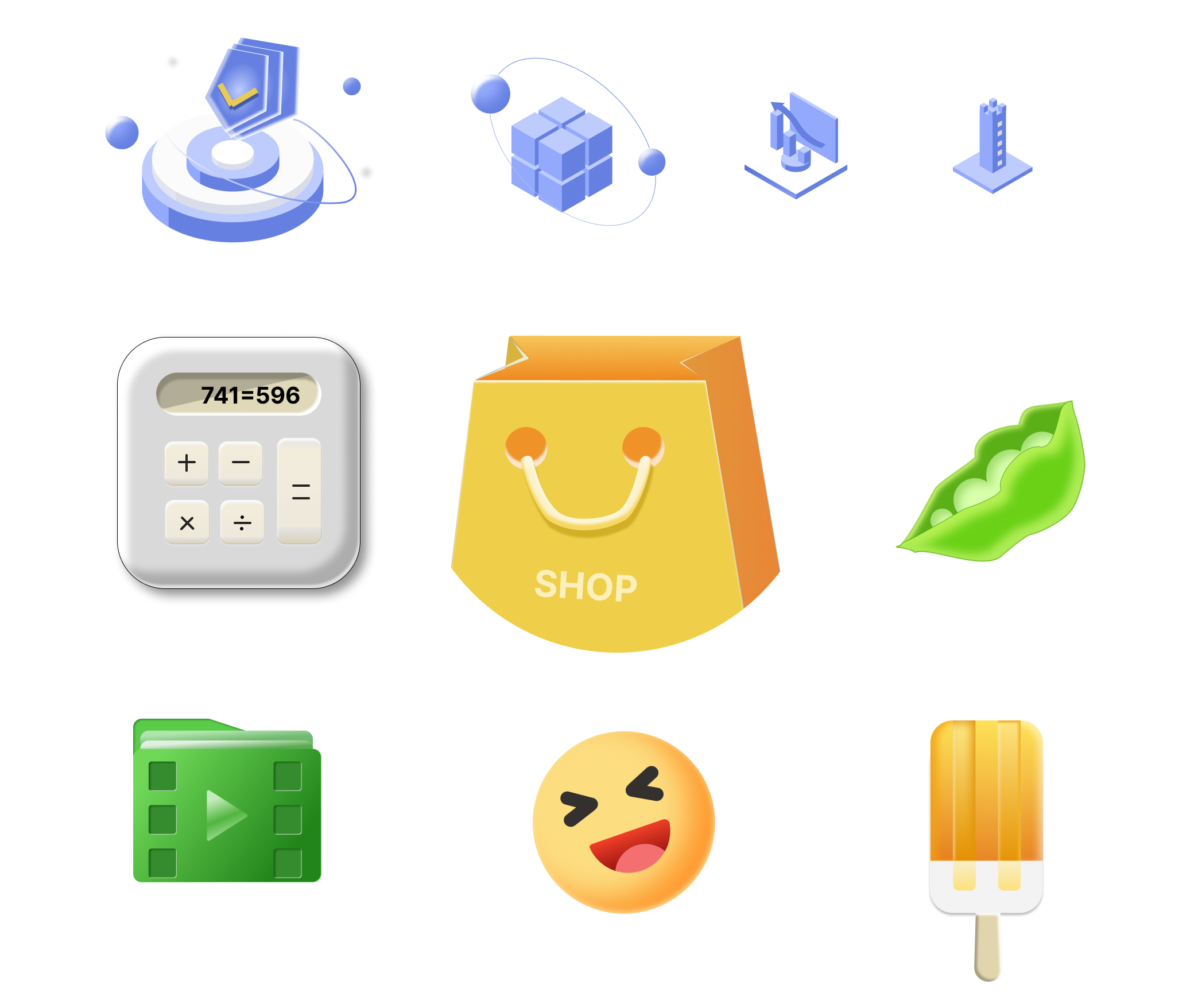 UI/2.5D/轻拟物 临摹作品_Z505178682-站酷ZCOOL