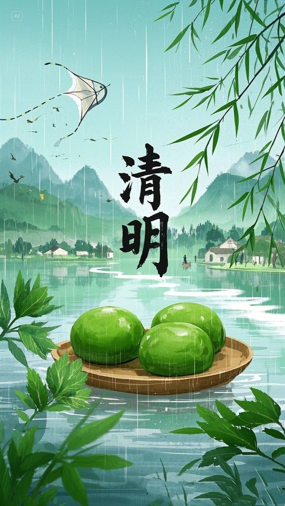《清明》（改削为绝句）寒食雨初收，客泪不能收。_惟宁原创-站酷ZCOOL