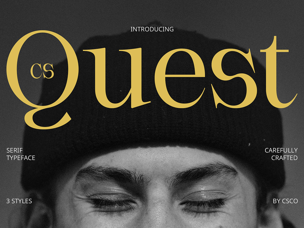 极简主义经典时尚优雅杂志广告画册标题衬线英文字体_最西文集-站酷ZCOOL