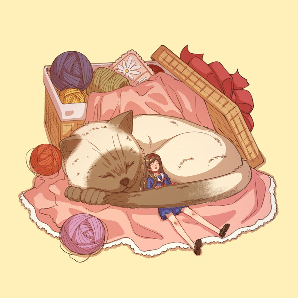 【藏身之处】系列插图_七盒Miyami-站酷ZCOOL