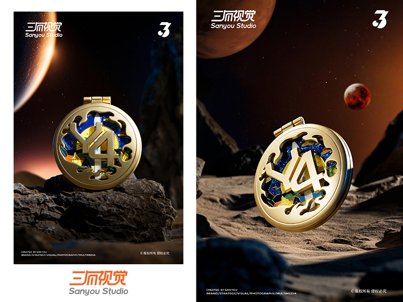 文创产品丨中科宇航丨徽章拍摄分享_三有视觉-站酷ZCOOL