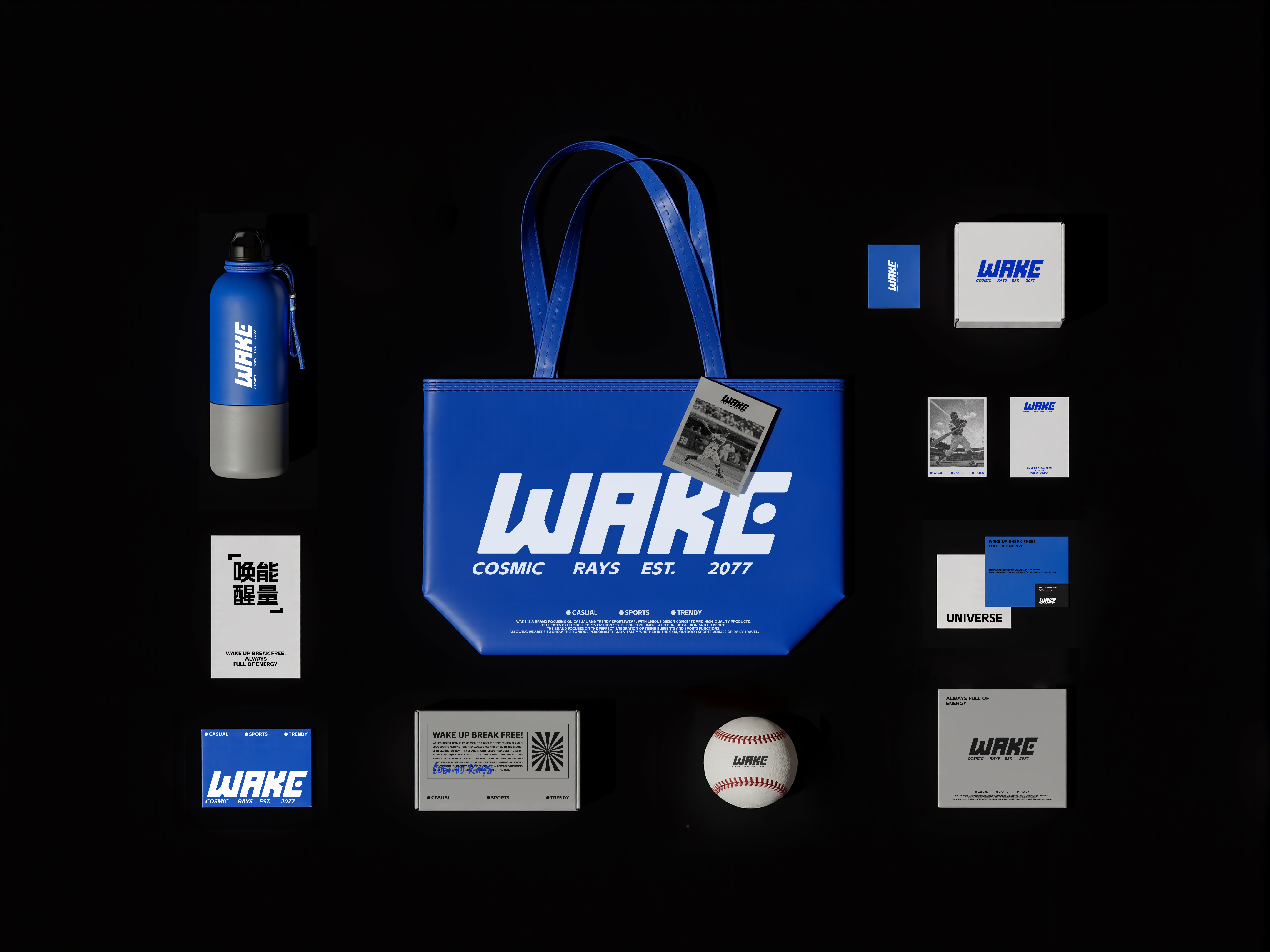 「WAKE COSMIC RAYS｜唤醒能量」_多面体Nuxxxxxx-站酷ZCOOL