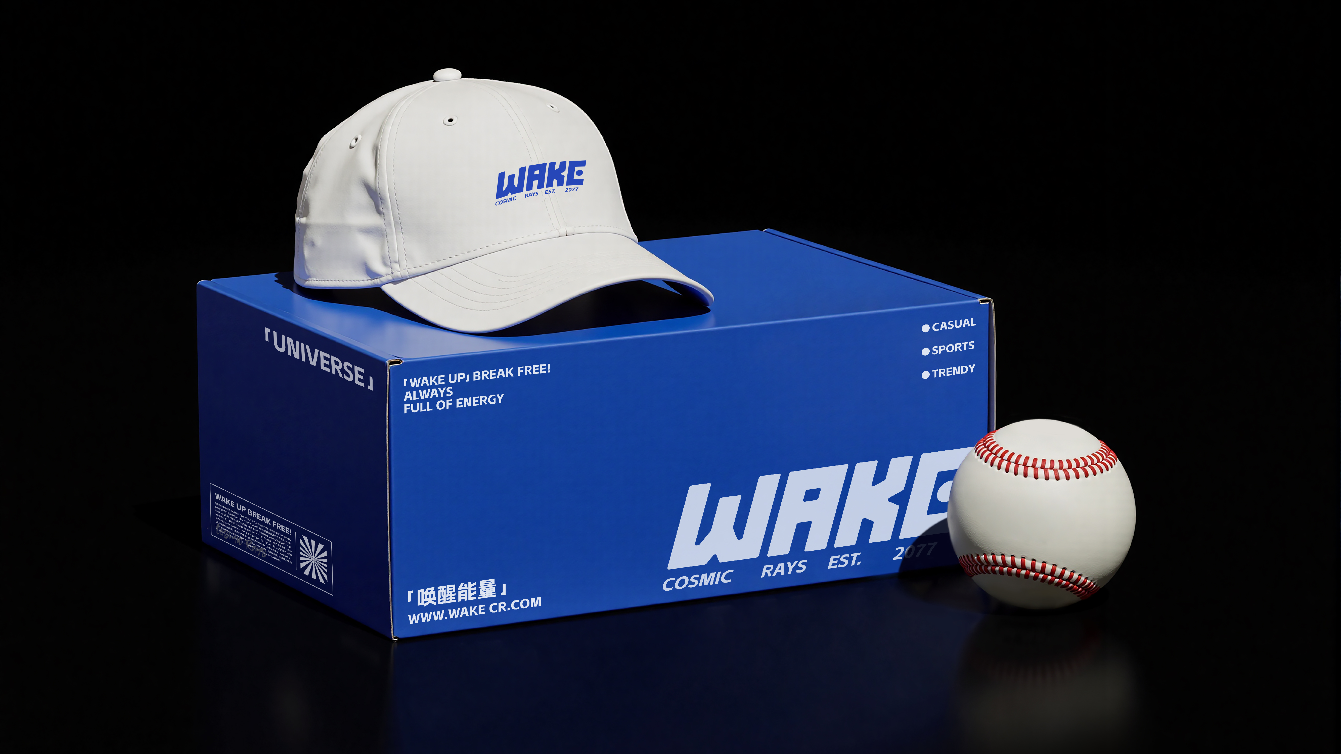 「WAKE COSMIC RAYS｜唤醒能量」_多面体Nuxxxxxx-站酷ZCOOL