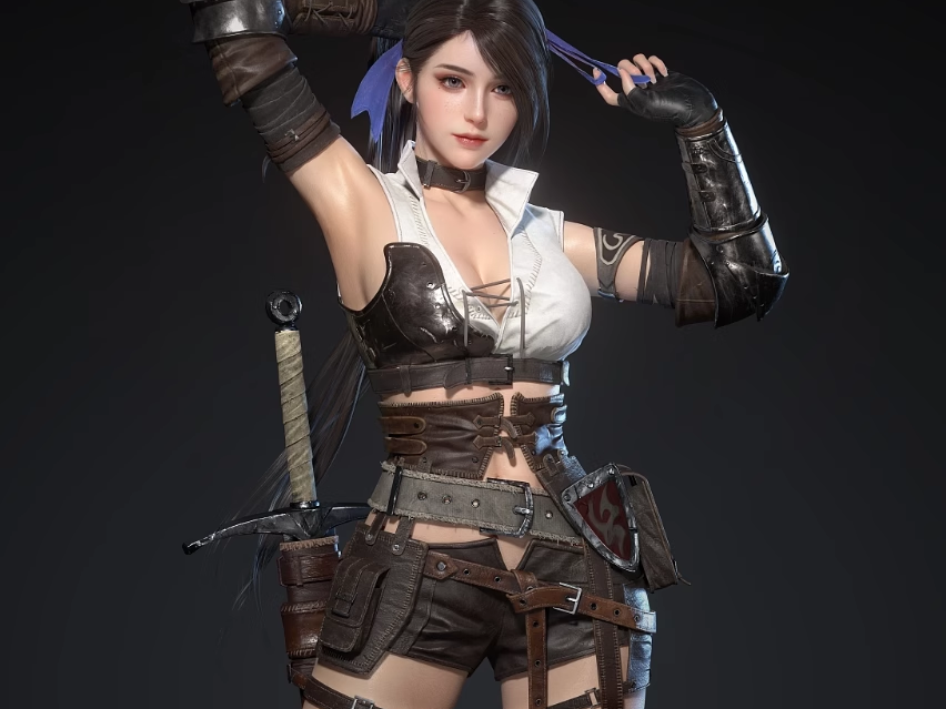 游戏角色ip高模建模贴图_大白888-站酷ZCOOL