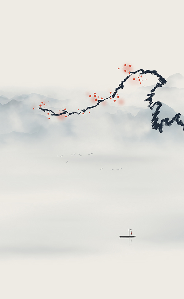 中式山水画_shelly雪-站酷ZCOOL