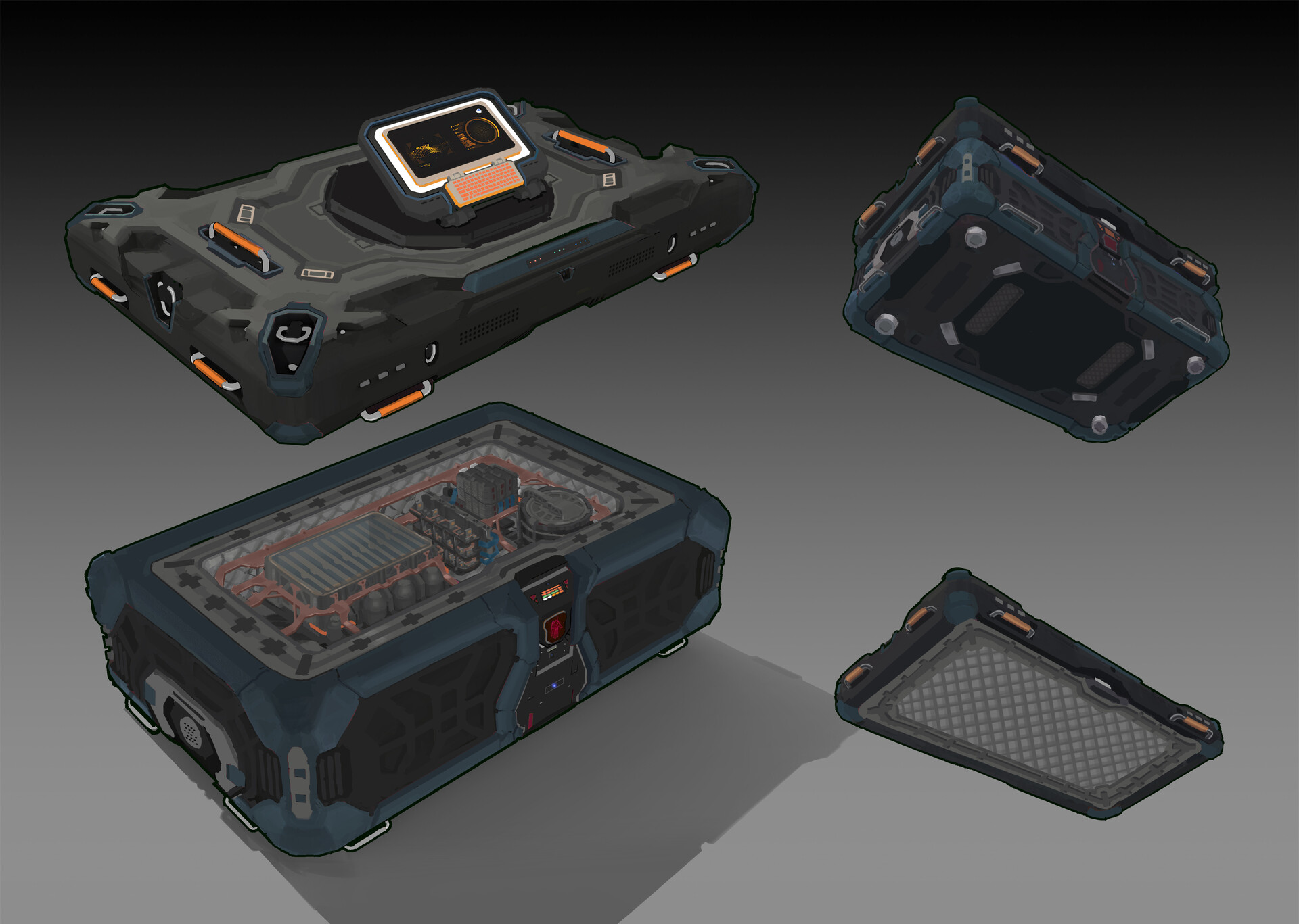 可快速部署的极端环境计算机_张沛阳-站酷ZCOOL