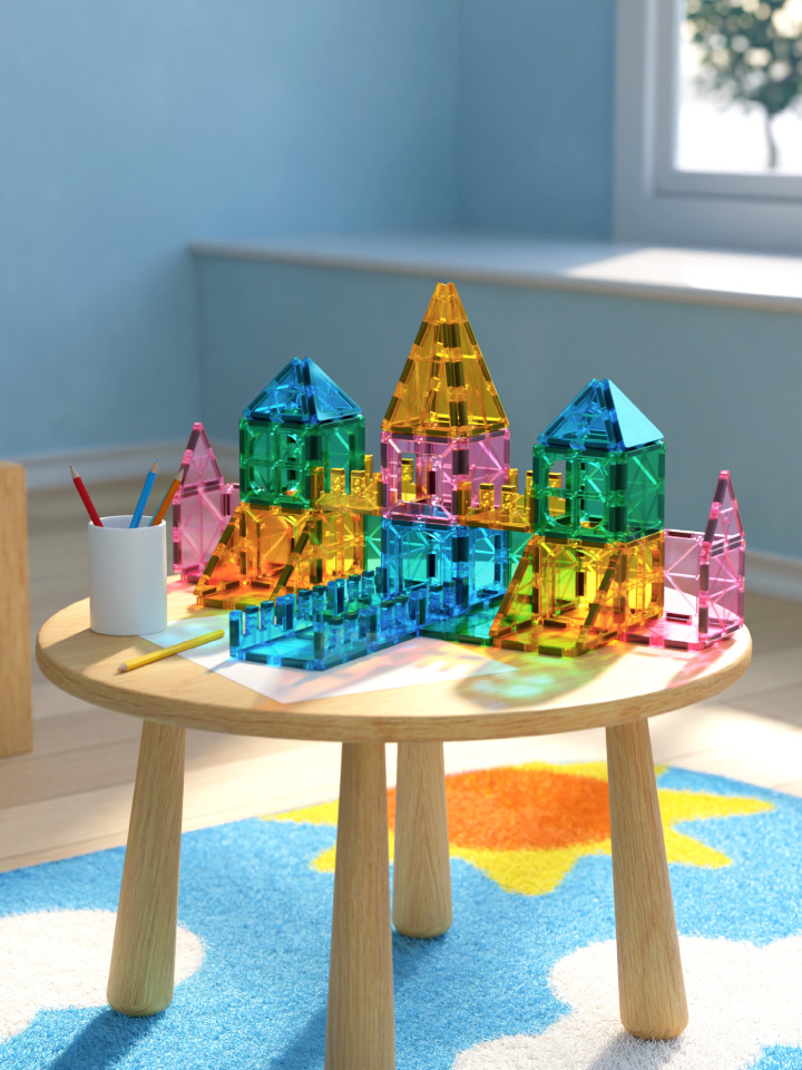 Blender产品建模渲染-磁力积木_畅畅Des-站酷ZCOOL