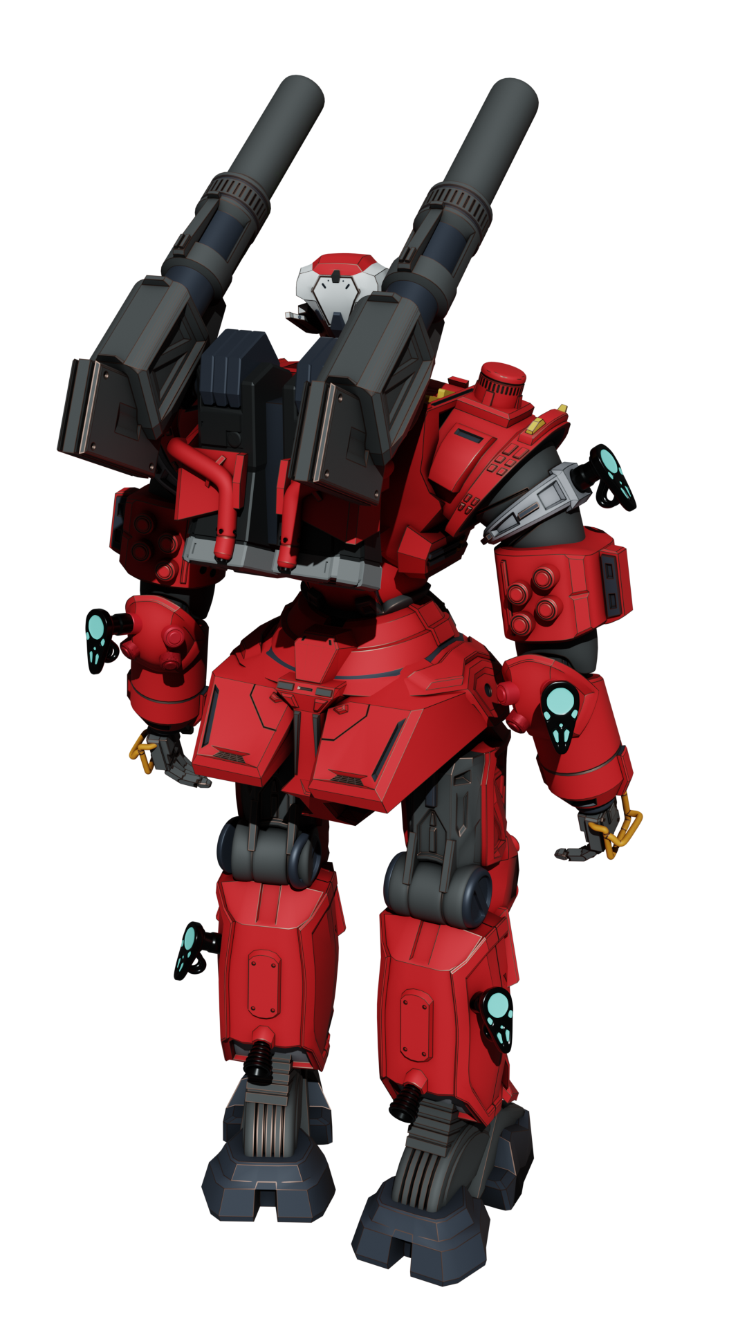 GQUUUUUUX钢加农渲染图_兴趣使然的design-站酷ZCOOL