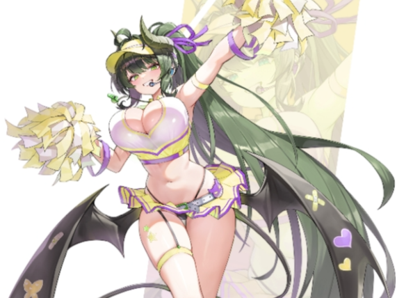 啦啦队二次元立绘_鱼与猫Draw-站酷ZCOOL