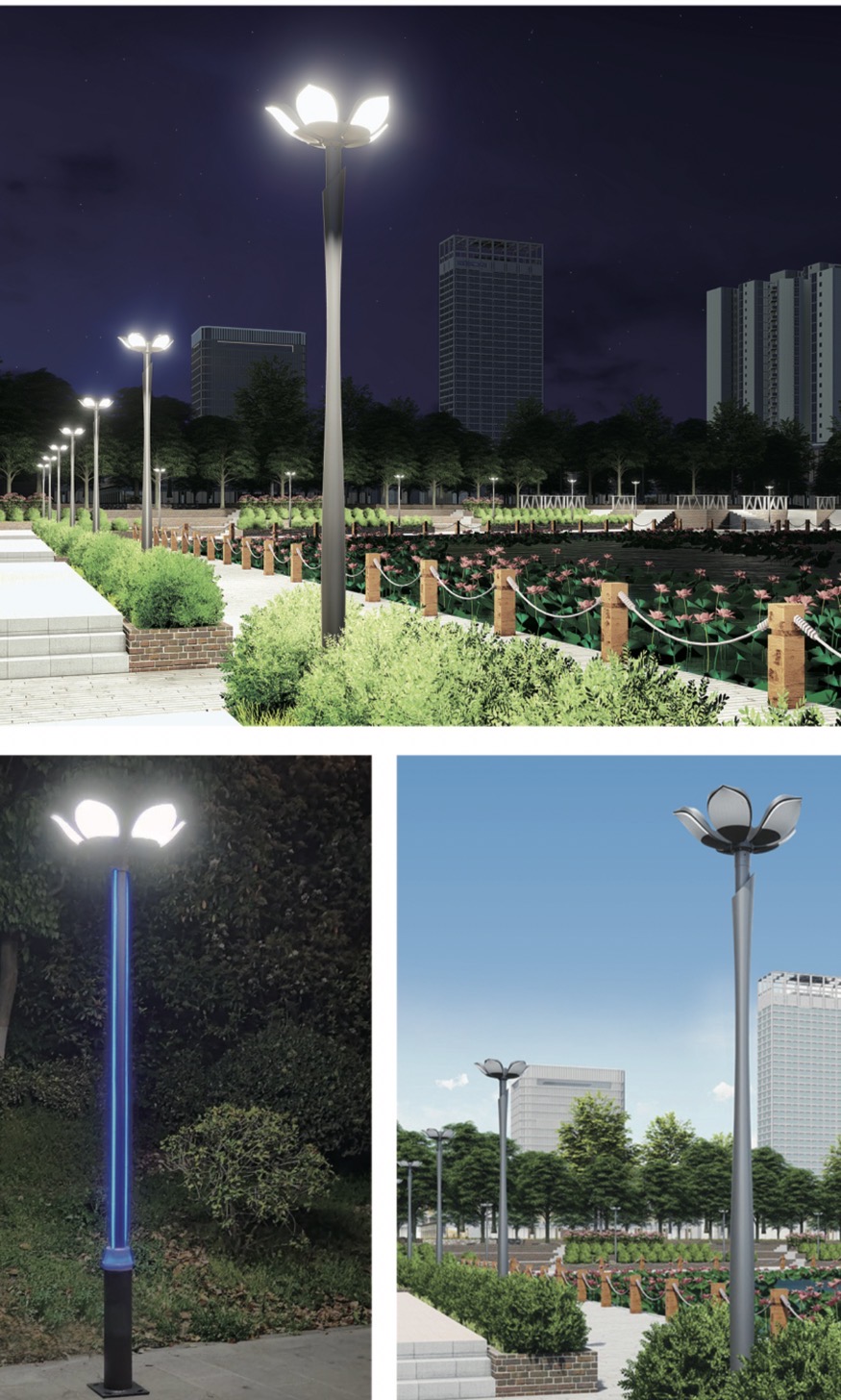 莲花吊灯景观灯_世博光电景观灯-站酷ZCOOL