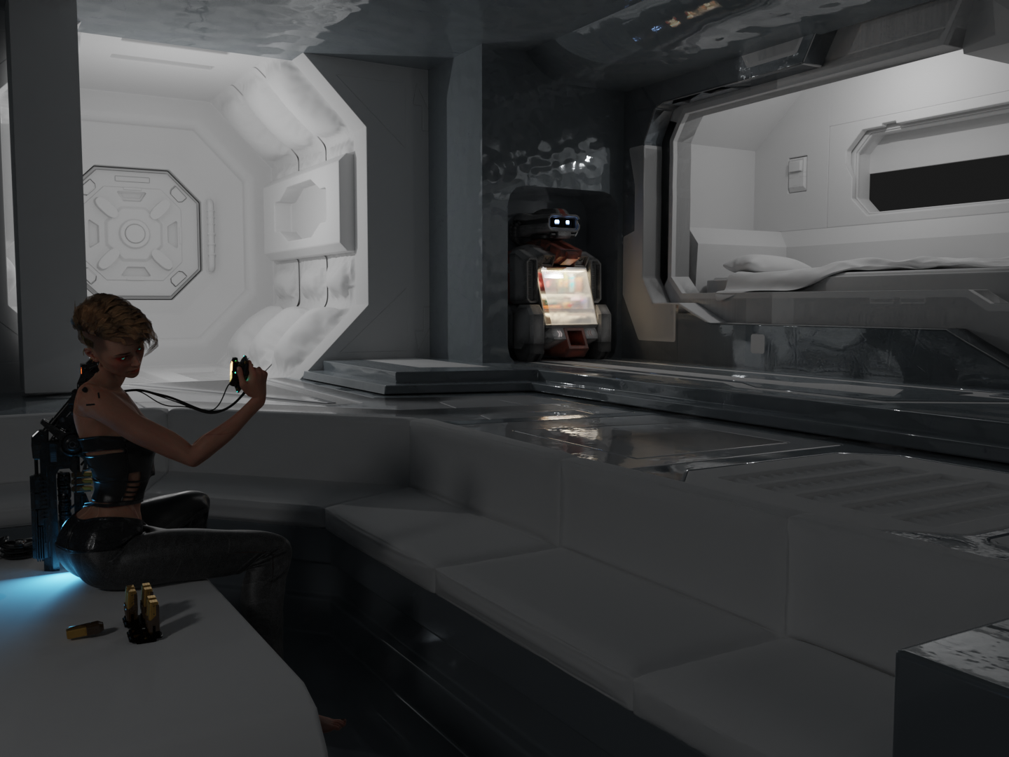 赛博朋克场景+人物_铃屋什造2-站酷ZCOOL