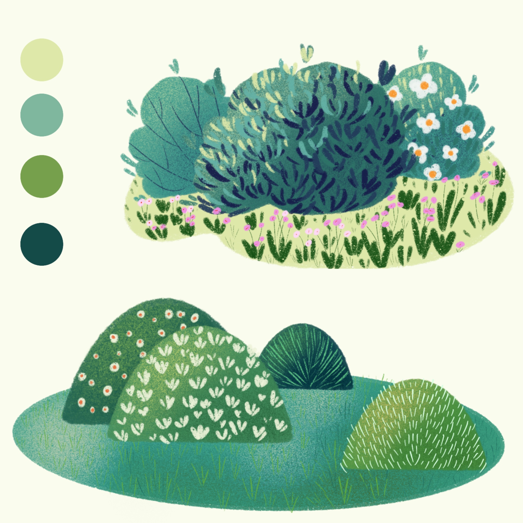 画春天_十四嗳-站酷ZCOOL