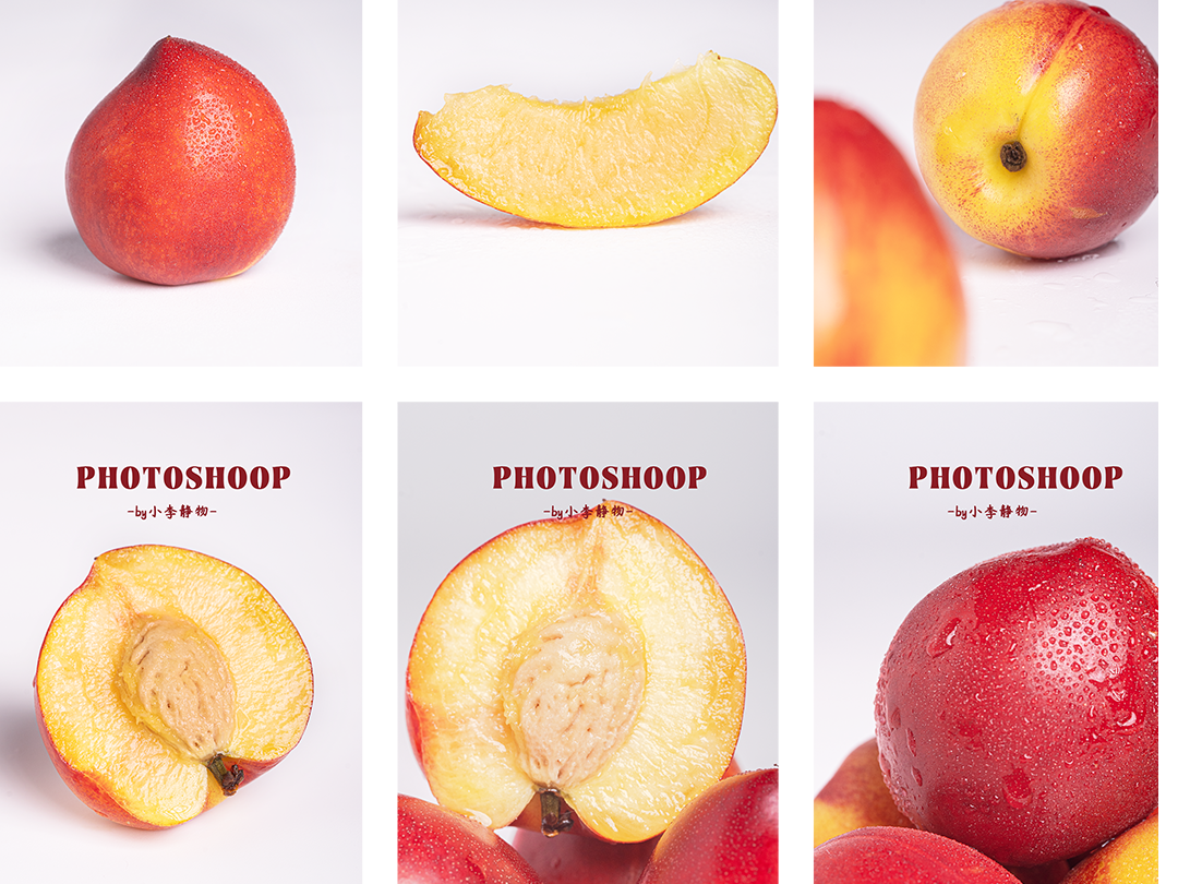 油桃拍摄照抄的构图技巧！_0917猪儿虫-站酷ZCOOL