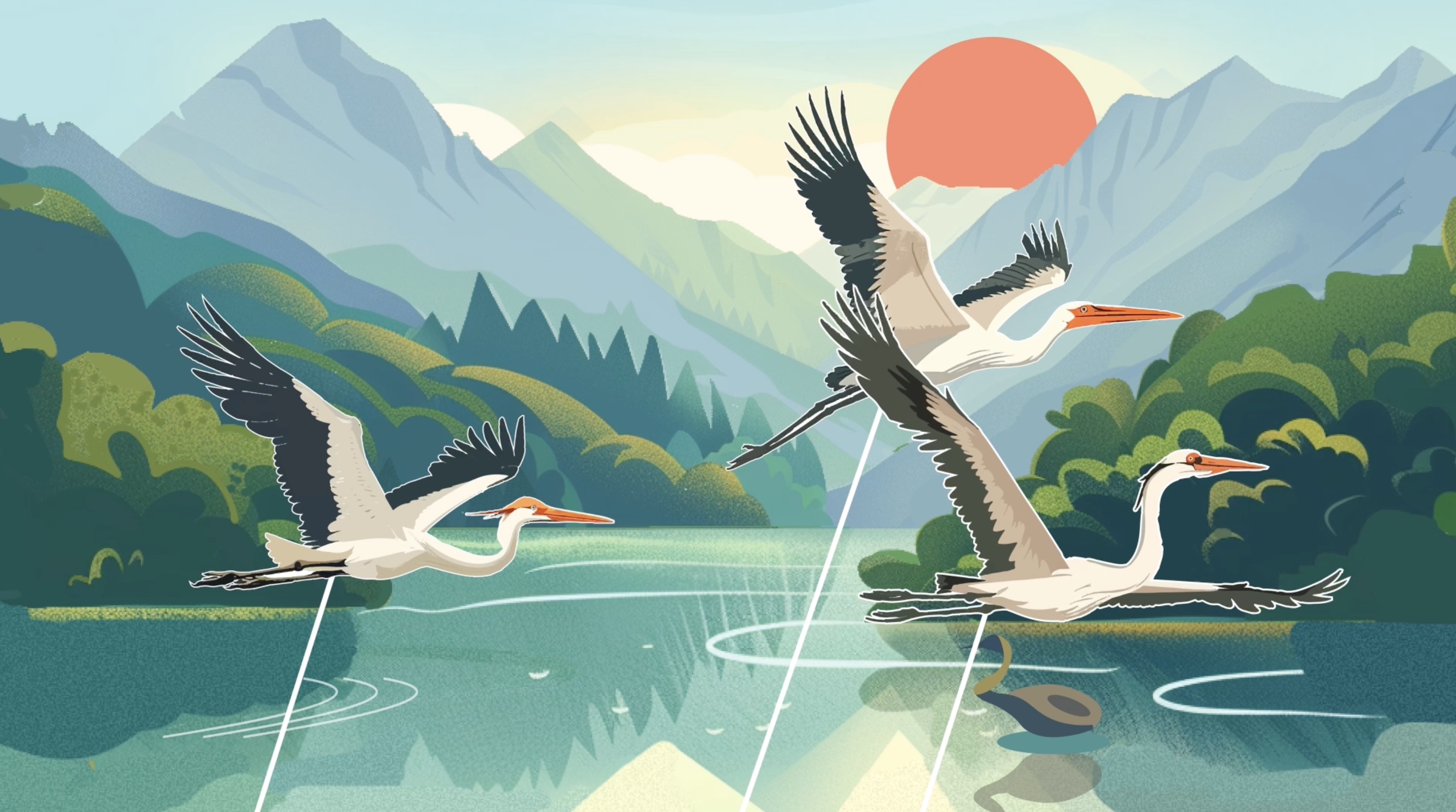 《鄱阳湖观鸟手册》文旅宣传设计_我是LeoLiu-站酷ZCOOL