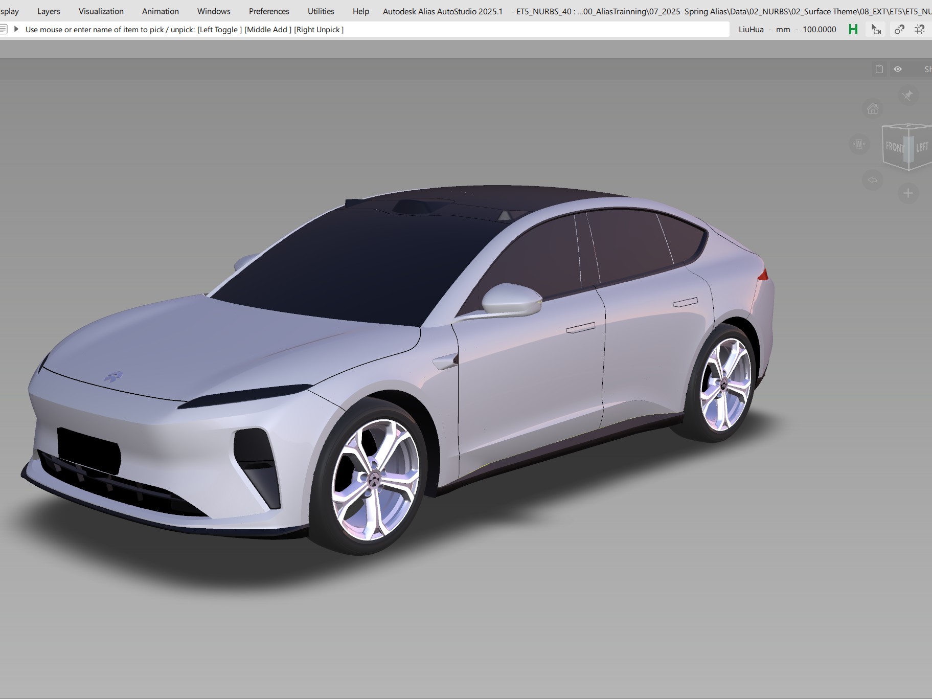 蔚来ET5_Alias汽车曲面建模_Seven_Auto-站酷ZCOOL