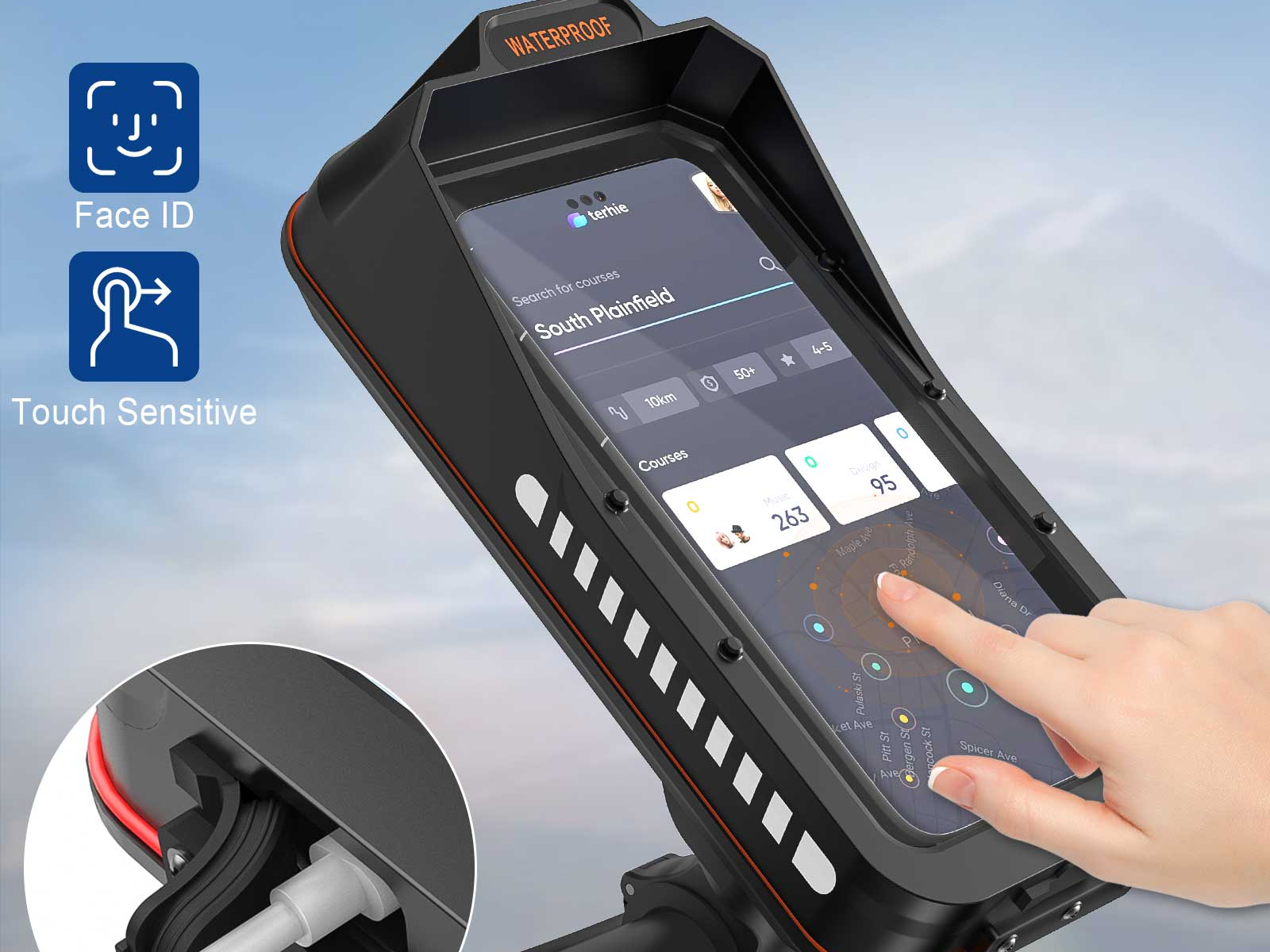 #单车手机支架#渲染#高级A+_美工LMS-站酷ZCOOL