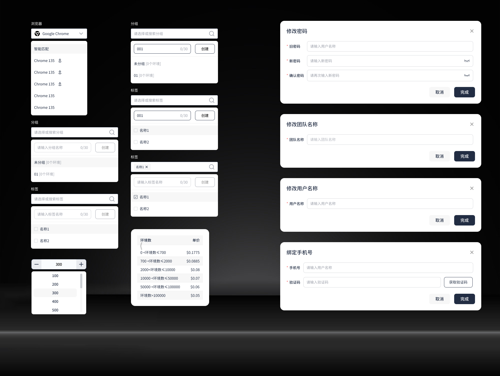 指纹浏览器_Mona媛_产品兼UI-站酷ZCOOL