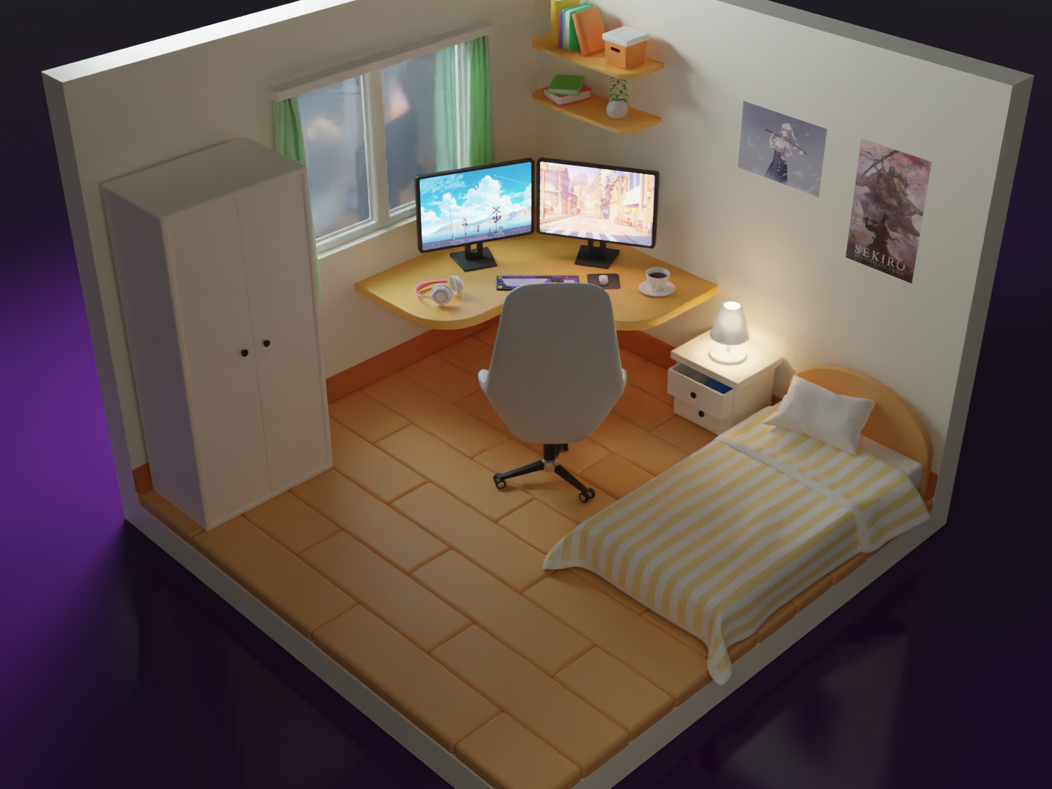 3D小房间__xuuuu_-站酷ZCOOL