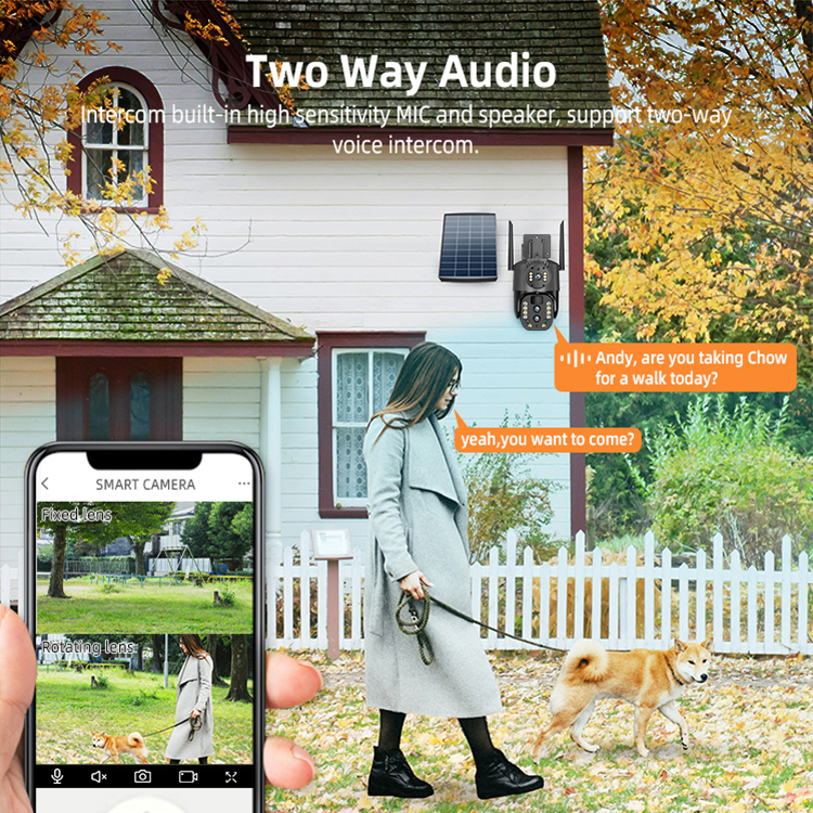 4G枪摇三目监控摄像头_CtrlAlt周-站酷ZCOOL