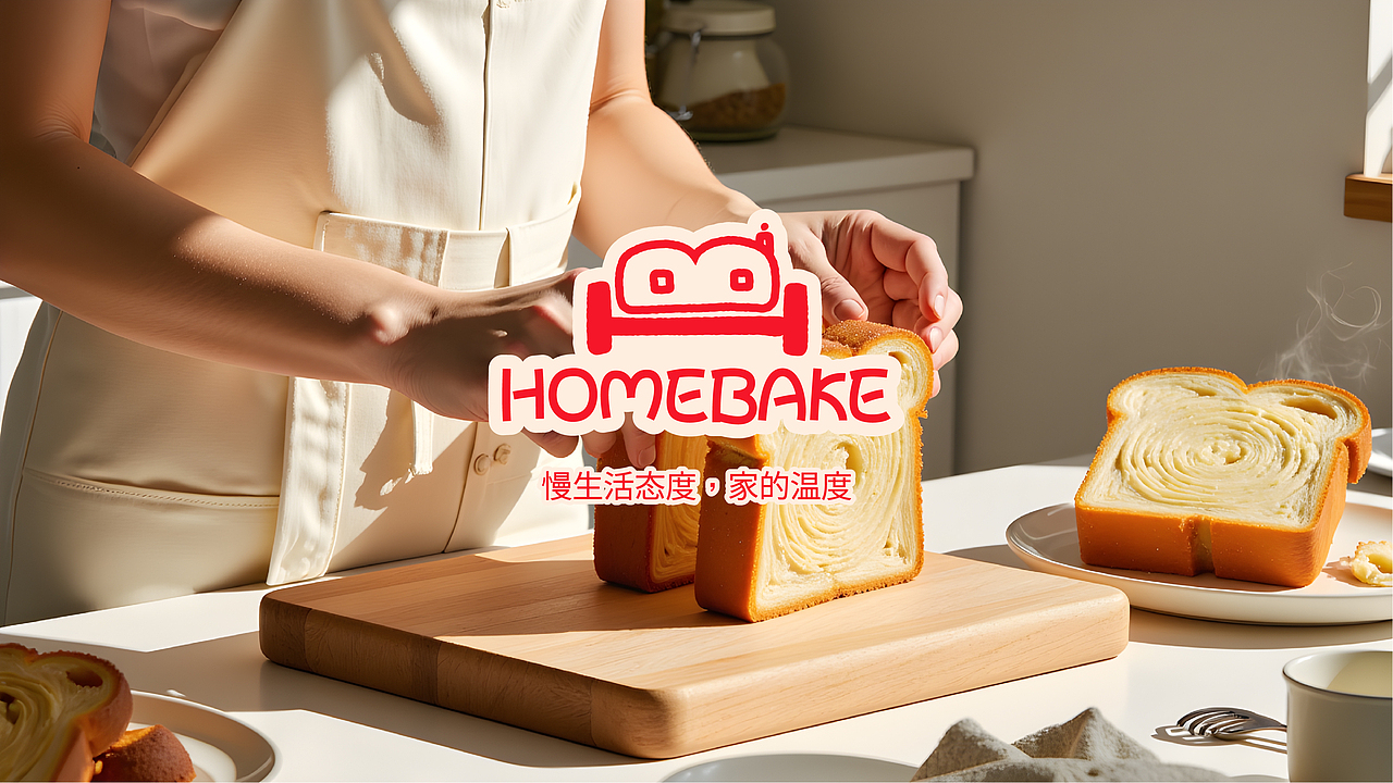 HOMEBAKE丨烘焙品牌全案设计_齐齐品牌设计-站酷ZCOOL