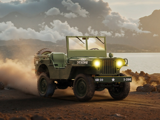 AI加渲染制作的遥控车海报图_OhEast-站酷ZCOOL