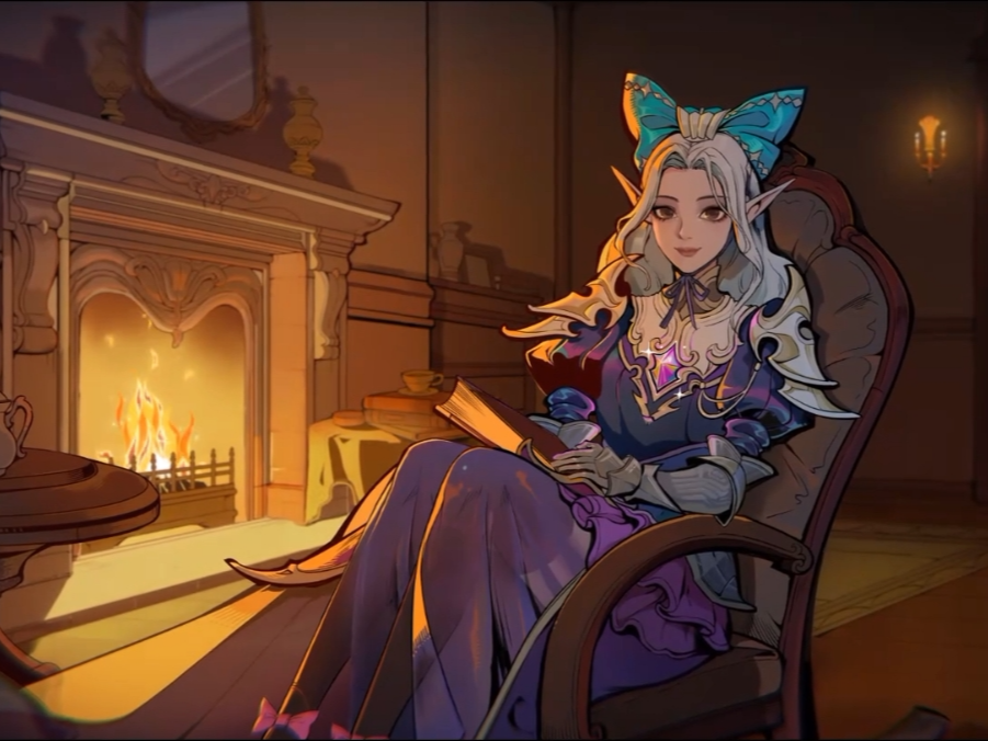 决胜巅峰MLBB 赛琳娜 焰晶魔咒 皮肤PV_Shmily杨-站酷ZCOOL