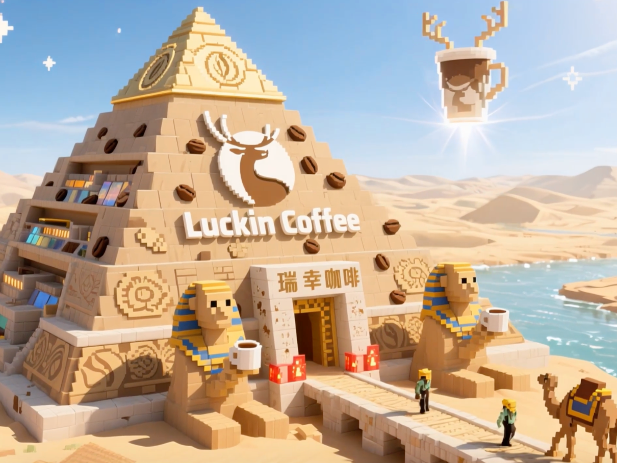 瑞幸 X MINE 》瑞幸像素奇妙世界_MINE麦一联盟-站酷ZCOOL