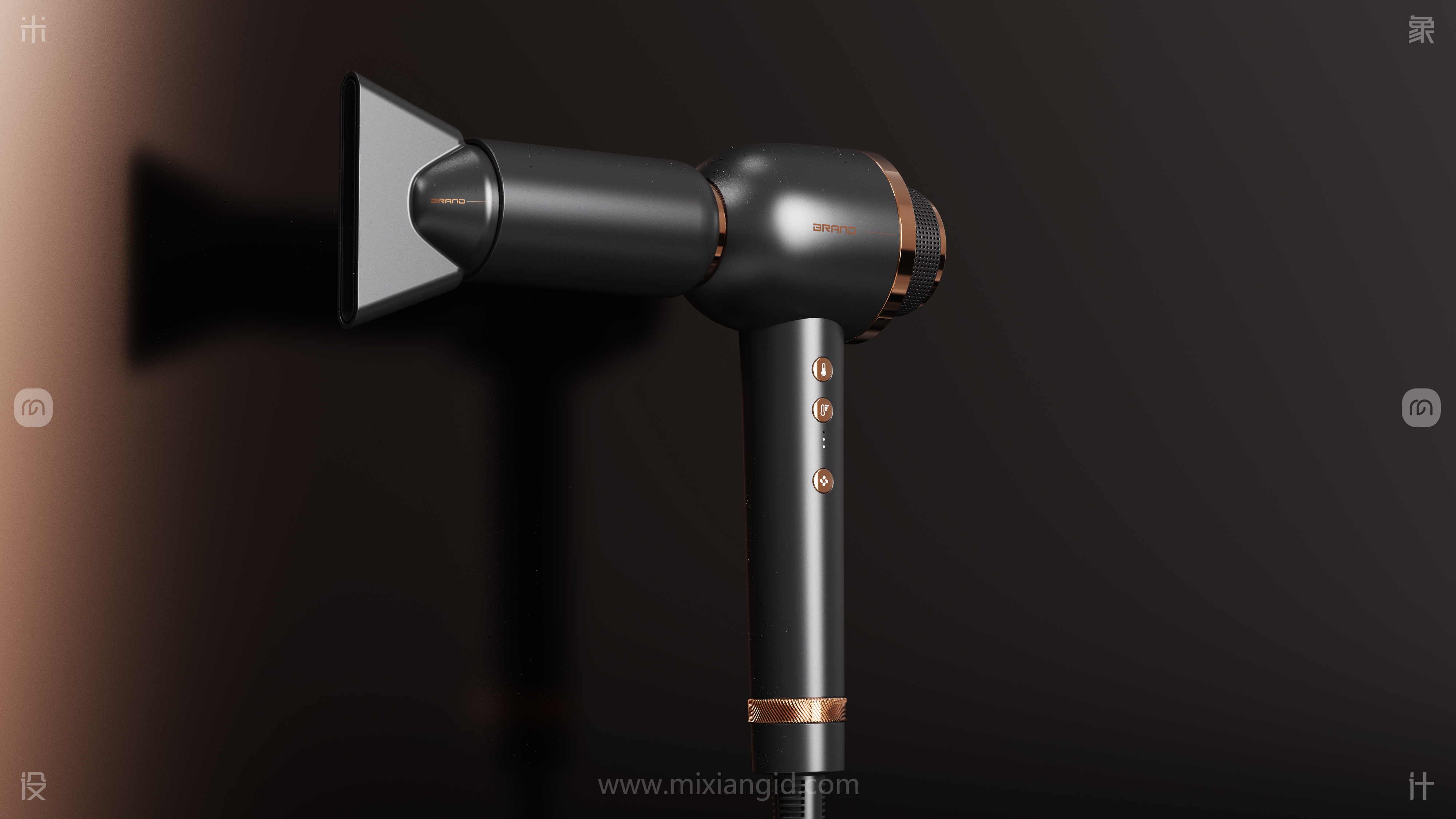 吹风机_米象设计-站酷ZCOOL