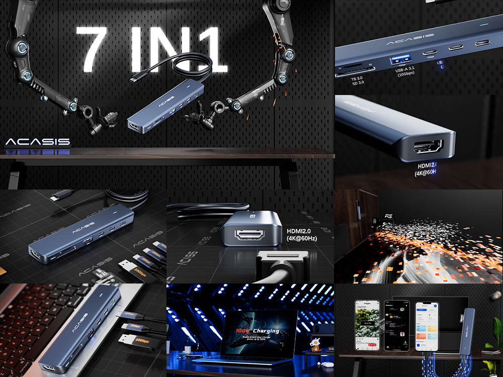 拓展坞-三维视频-ACASIS_蓬松的-站酷ZCOOL