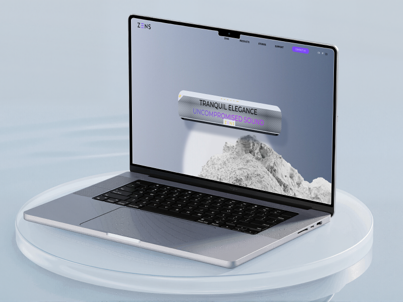 「极简慕枫」-网页设计- zensbuds_极简慕枫_Gawain-站酷ZCOOL