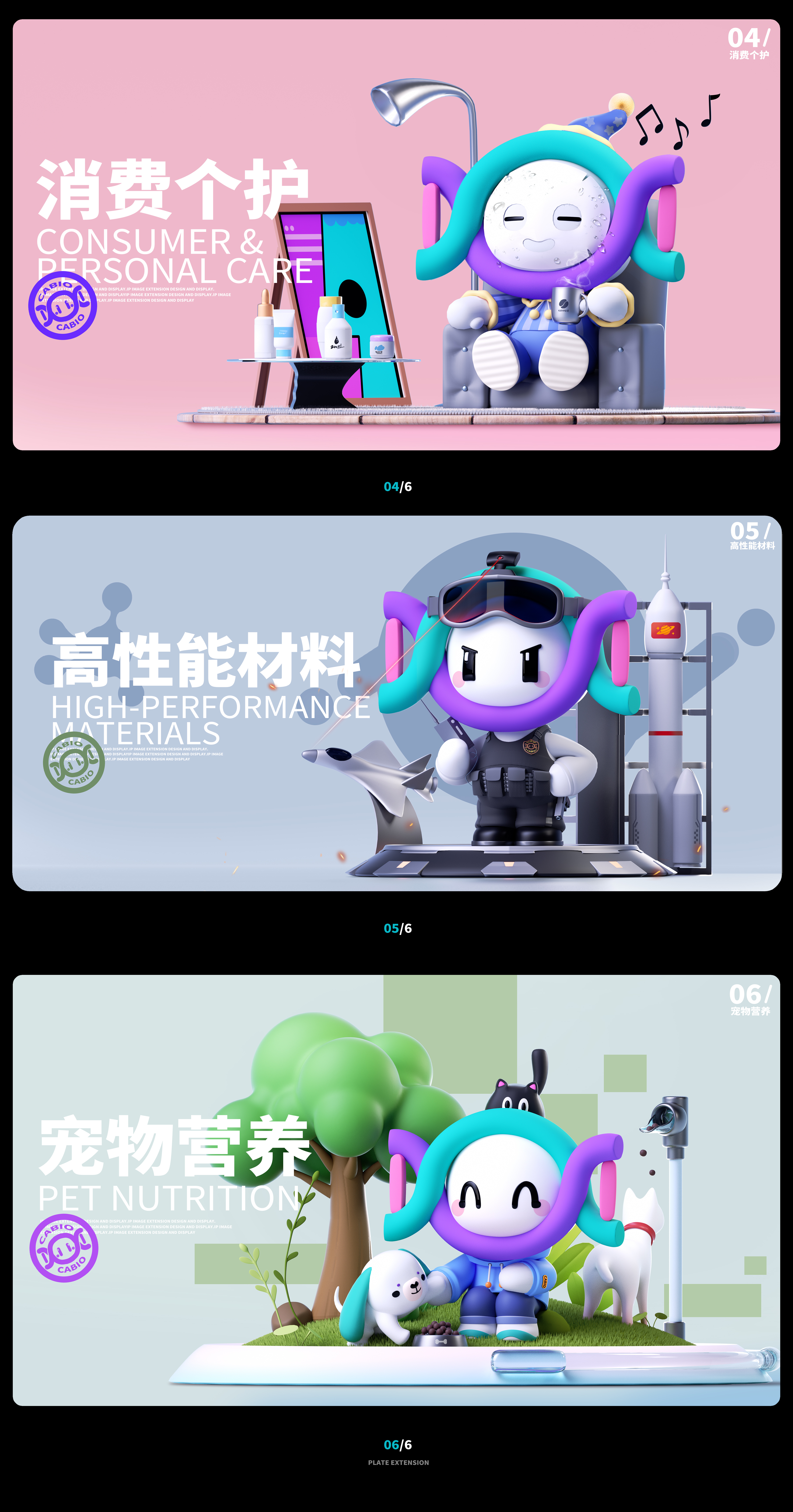 企业品牌IP设计-CABIO嘉必优-CABI！_林童-站酷ZCOOL