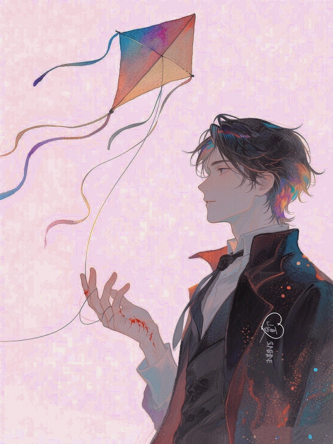 你自由的轨迹是我掌心刻下的灼痕 _山夏SUNSHINE-站酷ZCOOL