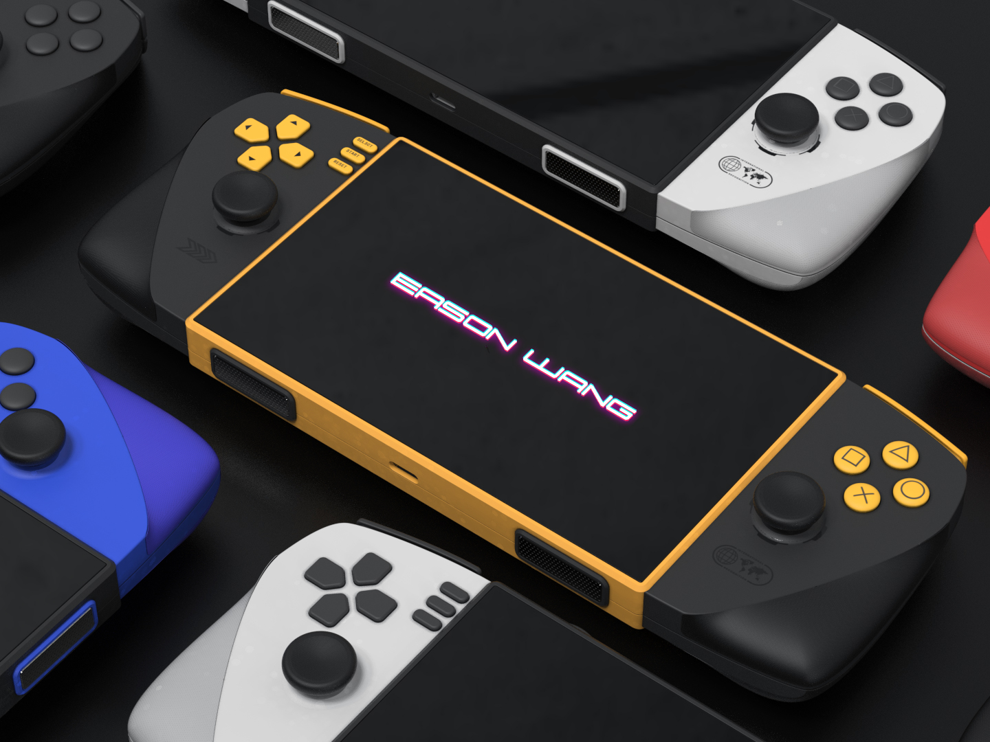 EASON WANG | 游戏掌机 + 移动电源外观设计_王意煊Eason-站酷ZCOOL