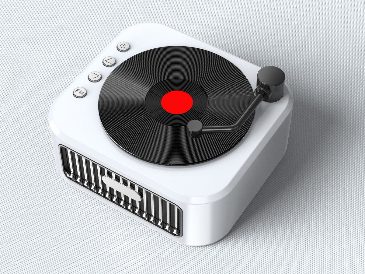 JY丨迷你唱片蓝牙音响_极跃-站酷ZCOOL