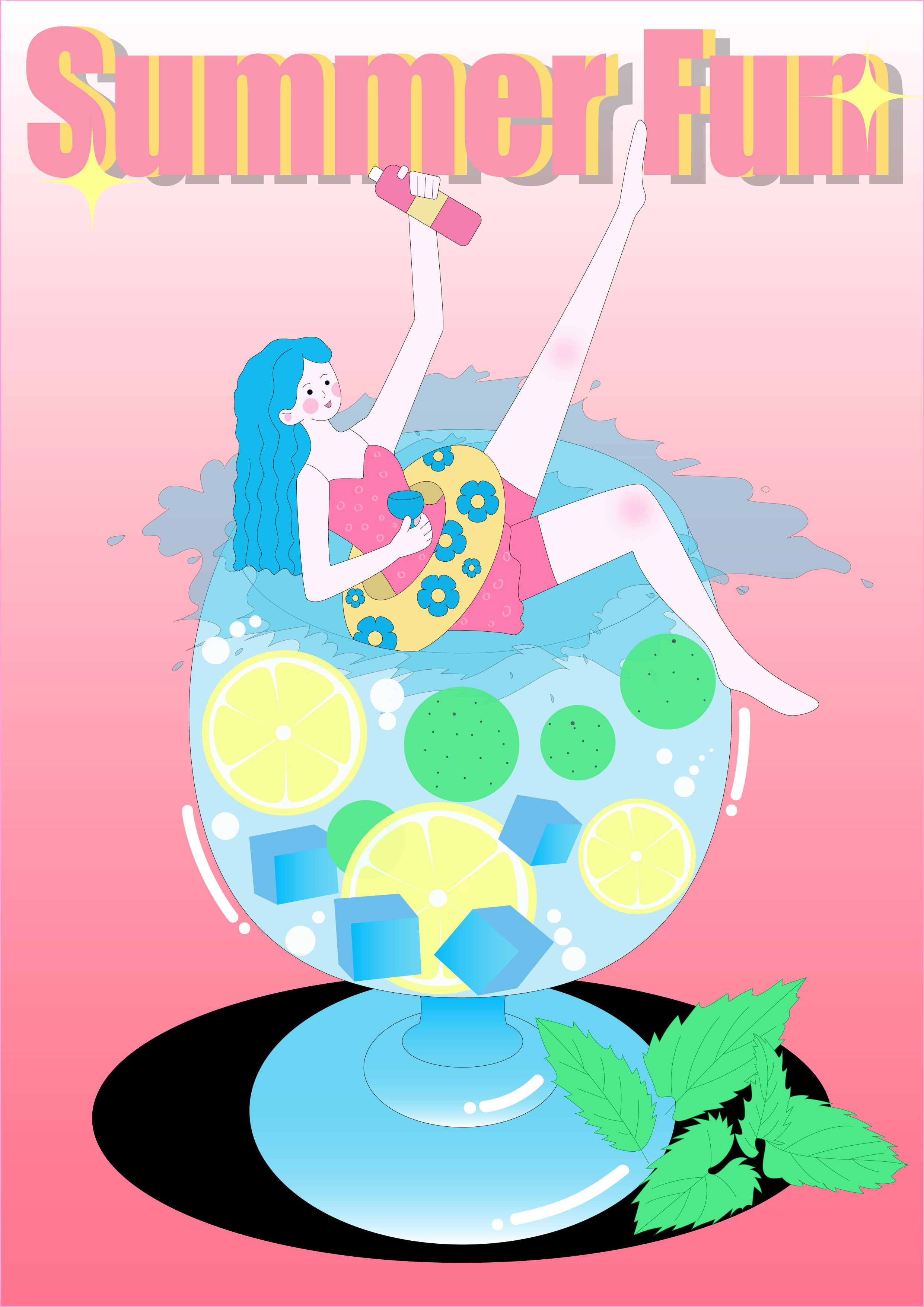 矢量图插画（Adobe Illustrator）练习3_Z625508991-站酷ZCOOL