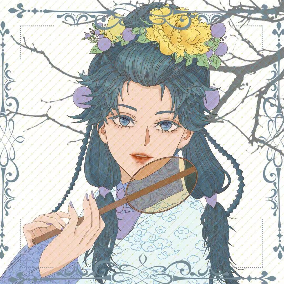 古风oc插画_花籽秋田-站酷ZCOOL