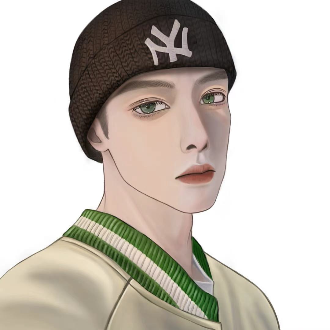 半厚涂头像男生_D乐111-站酷ZCOOL