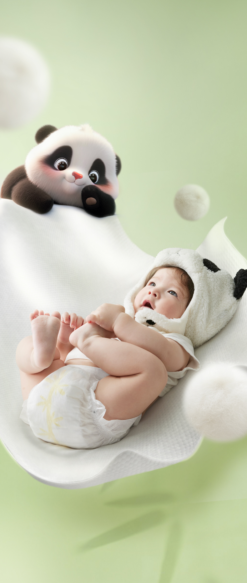 电商摄影｜秋冬&熊猫纸尿裤——萌宝暖冬，萌趣相伴_LiYu文化-站酷ZCOOL