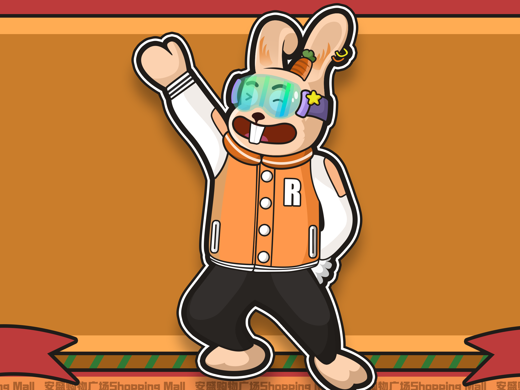 喜兔海报_louis丶LXY-站酷ZCOOL