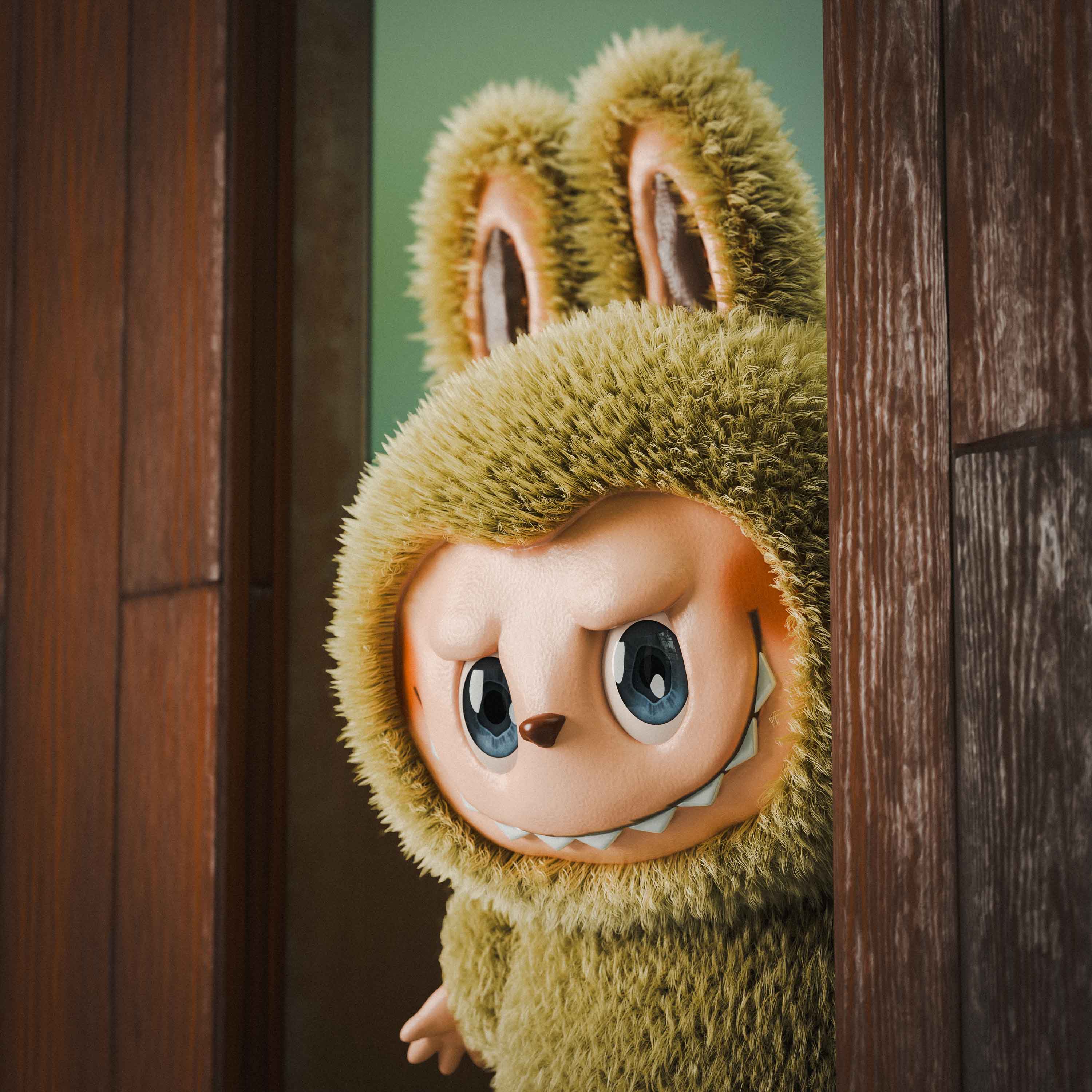 “听说最近你很红？”Labubu fan art练习_alanhuang2018-站酷ZCOOL