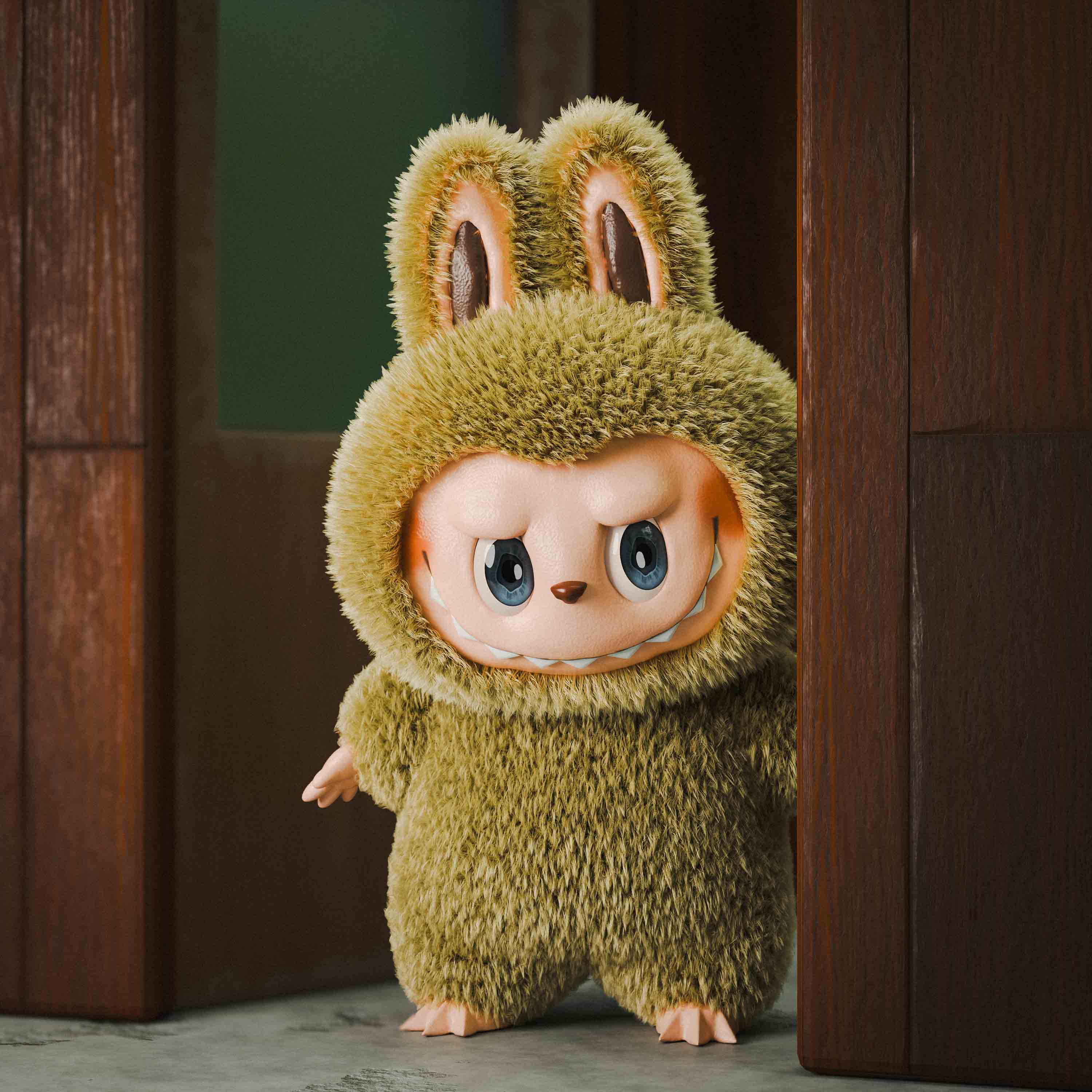 “听说最近你很红？”Labubu fan art练习_alanhuang2018-站酷ZCOOL