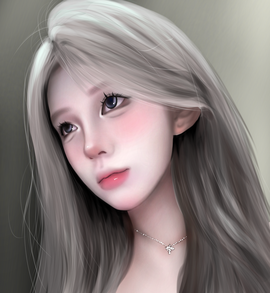 厚涂头像过程_淋雨姝-站酷ZCOOL