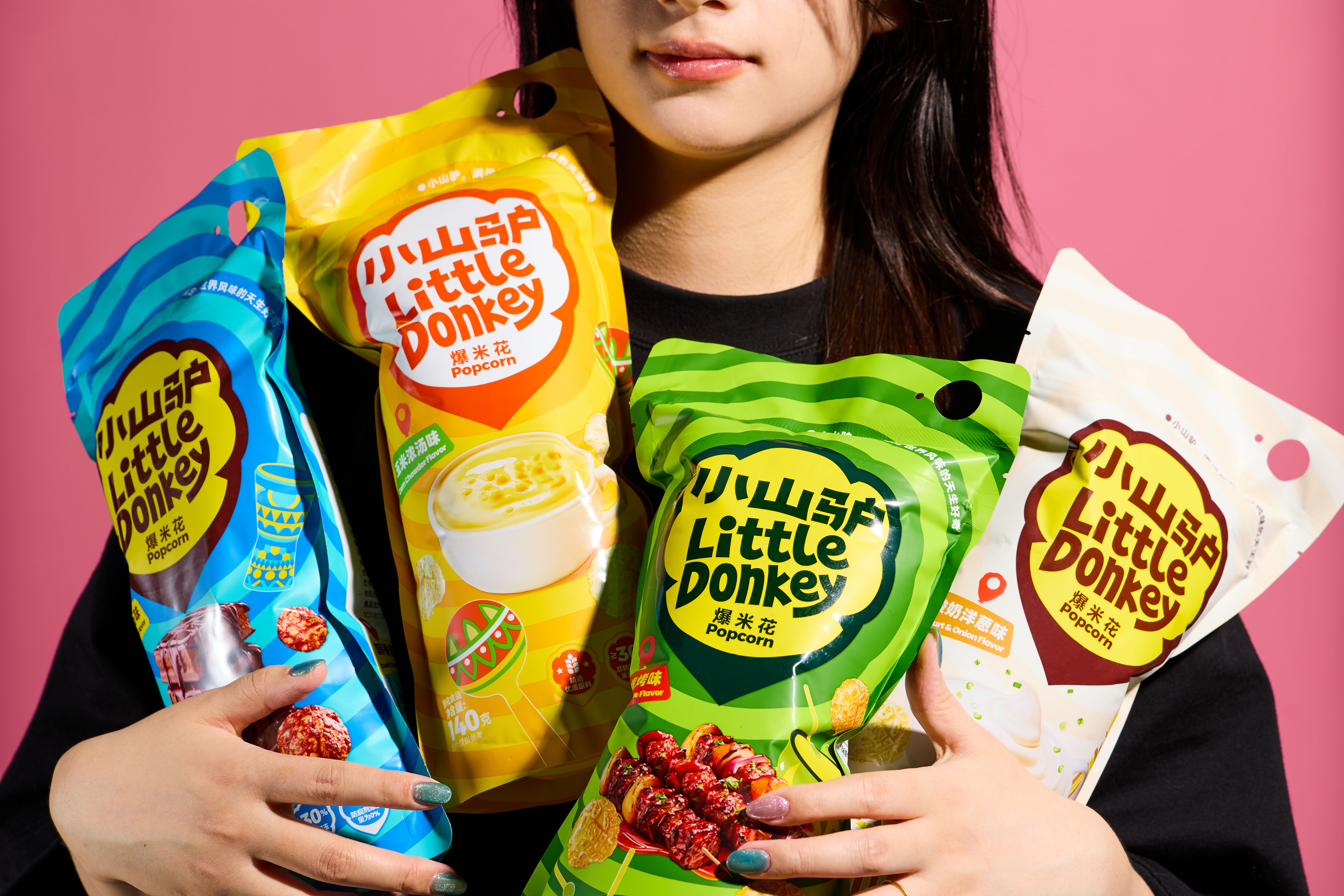 Little Donkey 全球风味系列爆米花包装设计_NJSTAR-站酷ZCOOL