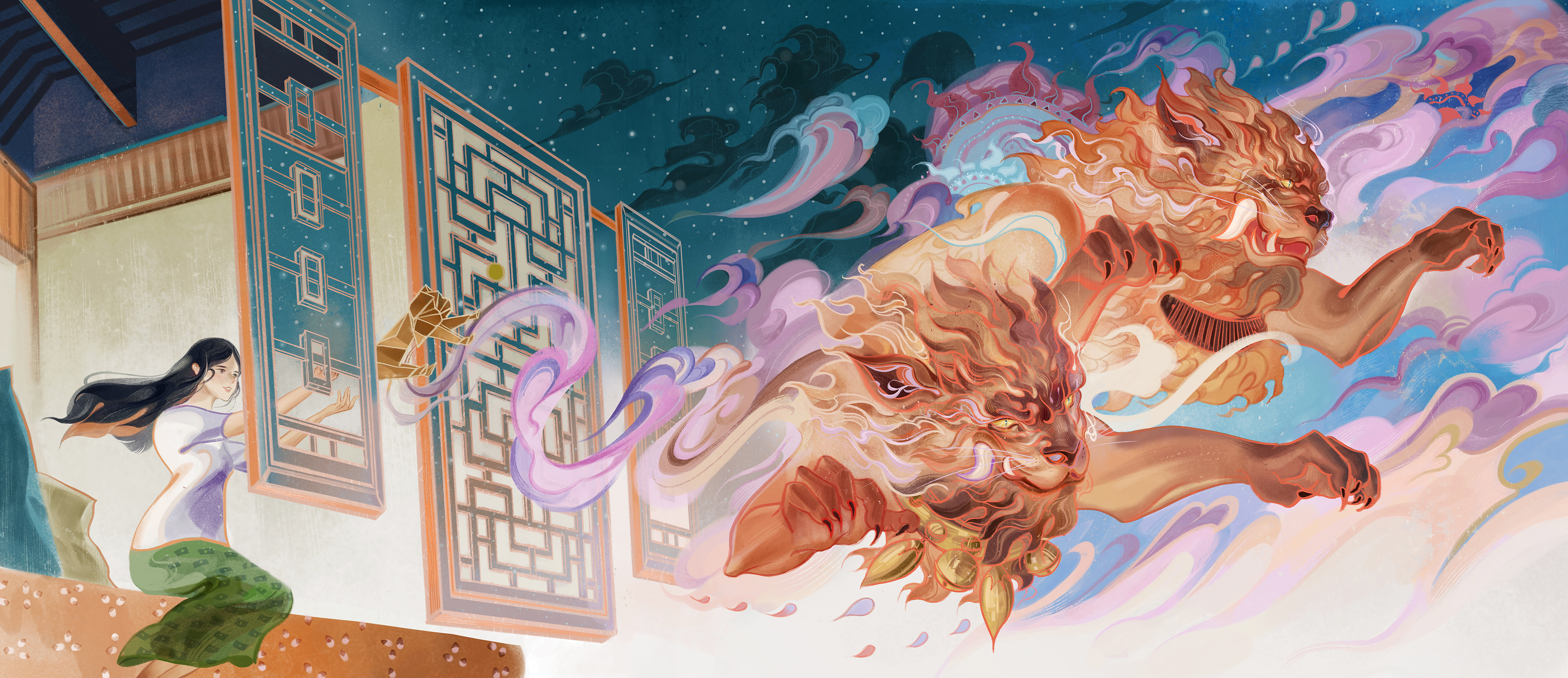 迪士尼SHANG-CHI尚气绘本_SijaHong六厘-站酷ZCOOL