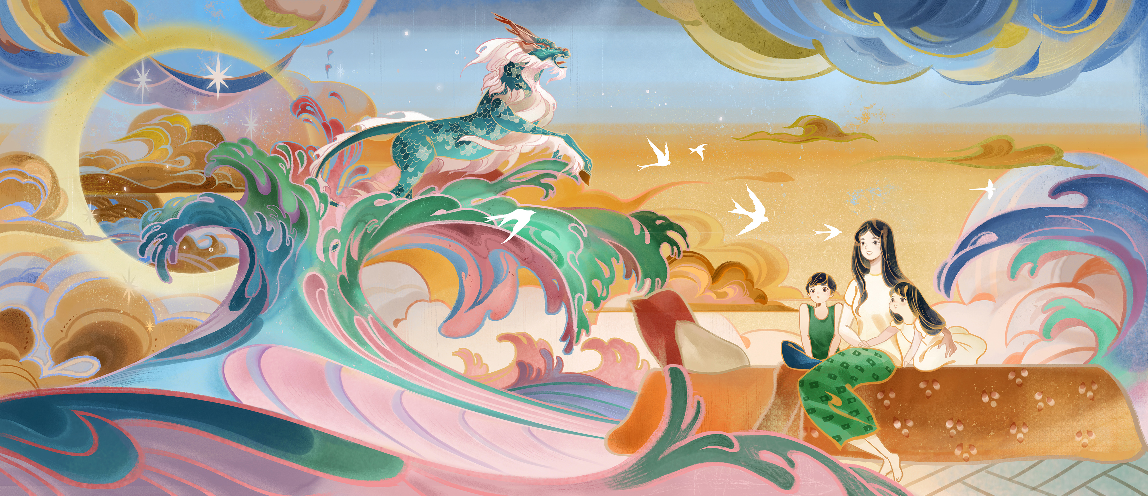 迪士尼SHANG-CHI尚气绘本_SijaHong六厘-站酷ZCOOL